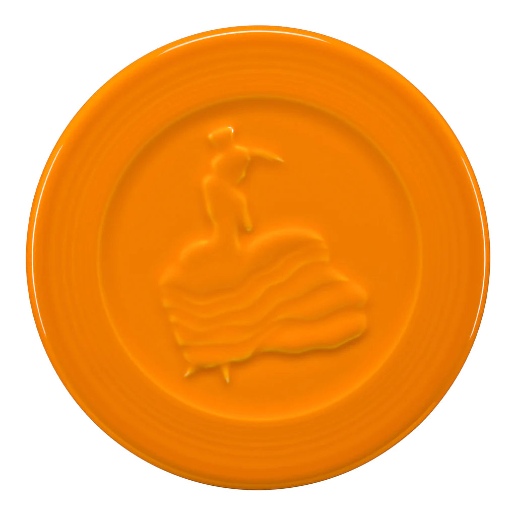 Fiesta Butterscotch trivet Dancing Lady – Keeping It Real collectables