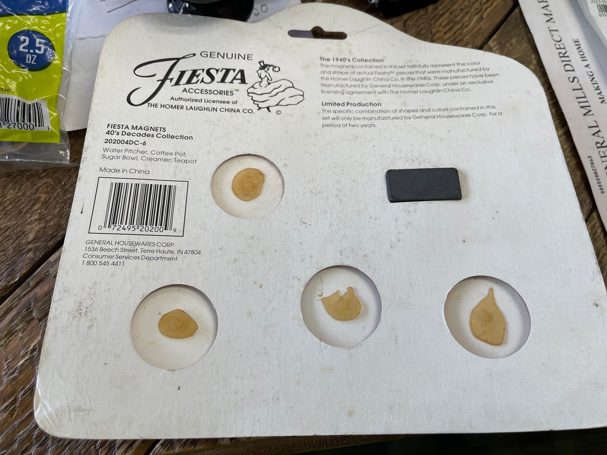 Genuine Fiesta Accessories Magnets 1940 – Keeping It Real collectables