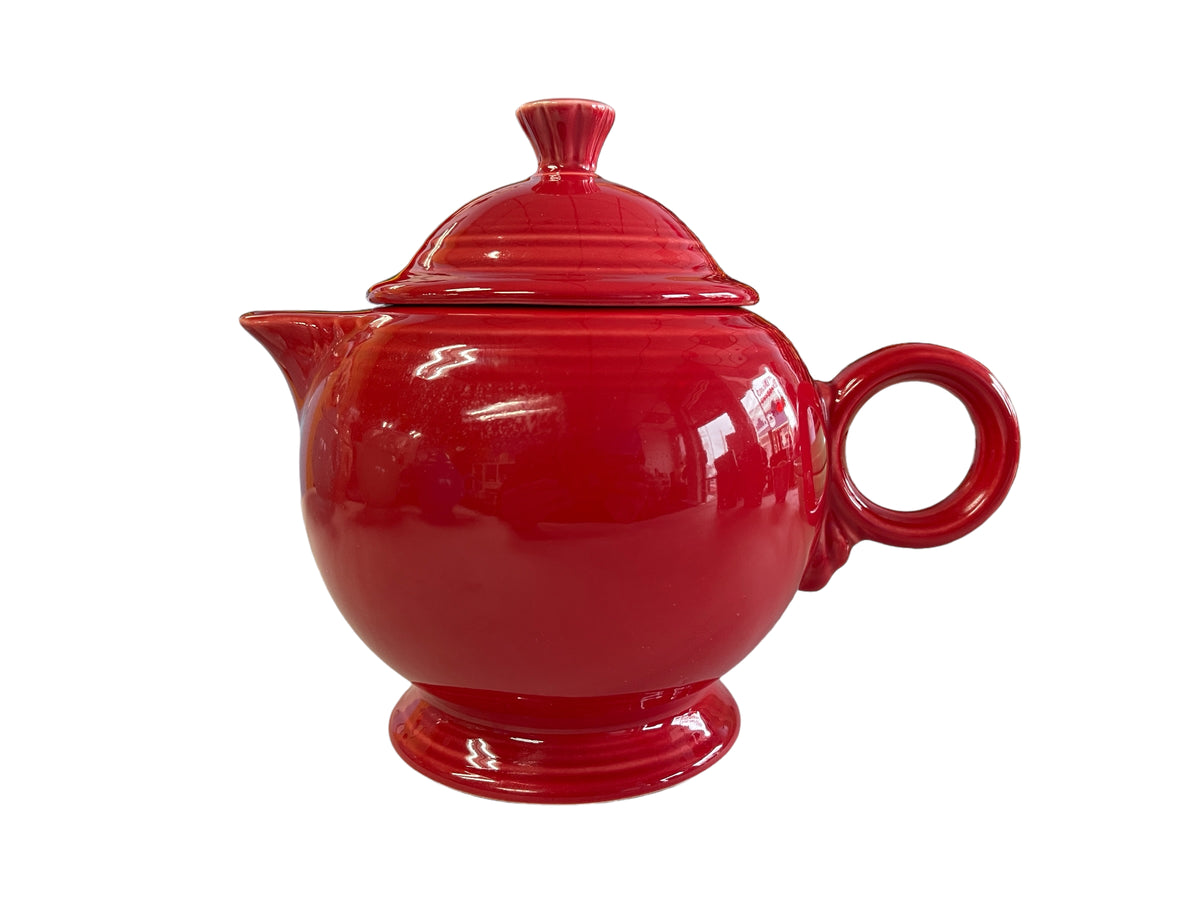 Fiesta Scarlet Large 44oz Teapot Retired design – Keeping It Real ...