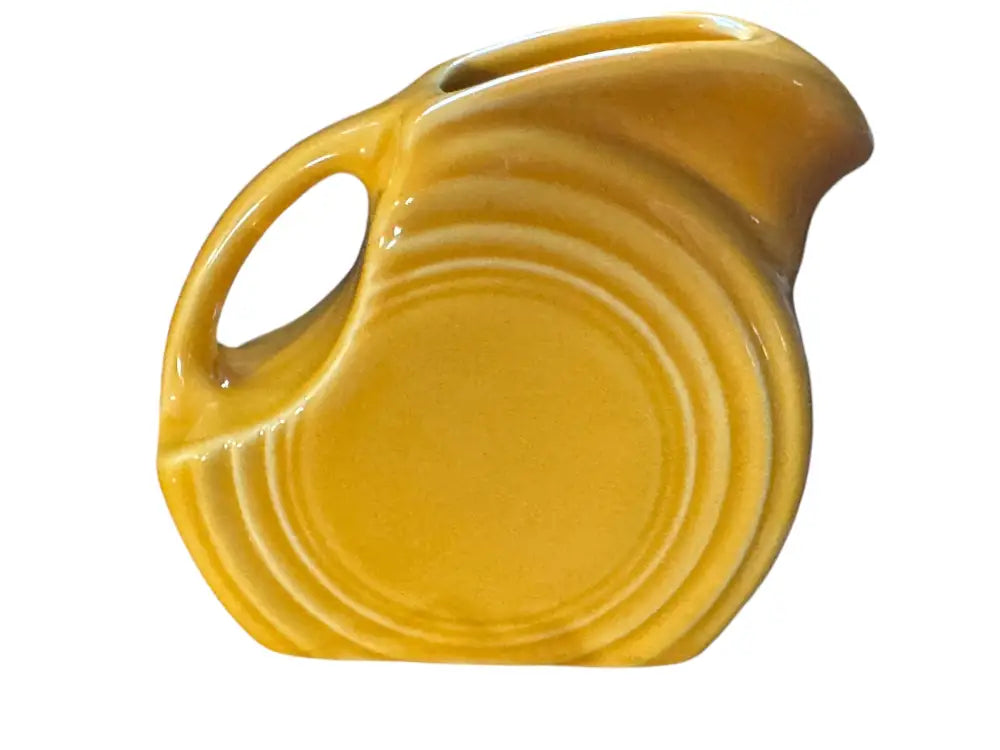 Fiesta Marigold Dancing Lady Mini Pitcher 75th Anniversary – Keeping It ...