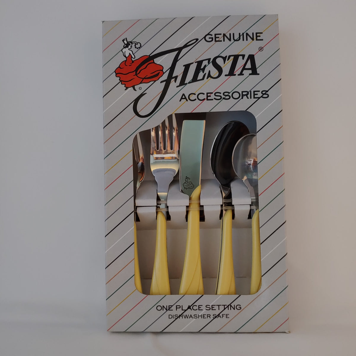 Genuine Fiesta Yellow Flatware Silverware Fan Retied NIB – Keeping It ...