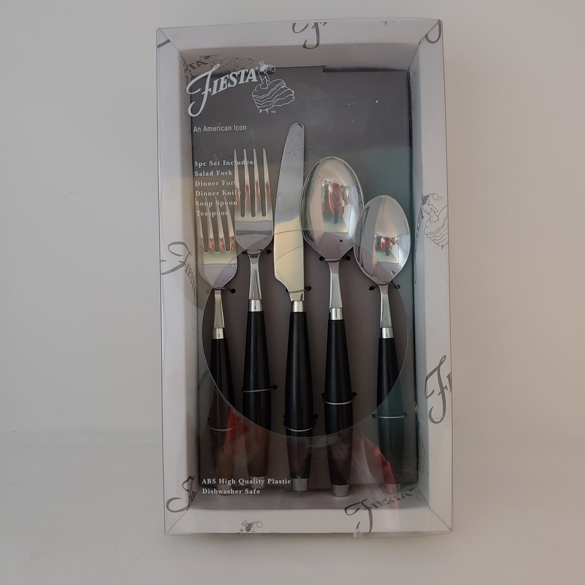 Fiesta 5 piece Flatware Black NIB – Keeping It Real collectables