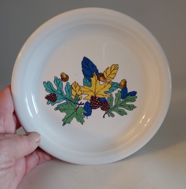 Fiesta Fall Fantasy Appetizer Blue. RETIRED – Keeping It Real collectables