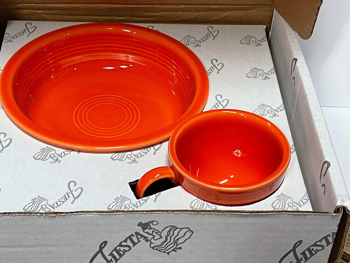 Fiesta POPPY 5 Piece Place Setting NIB – Keeping It Real collectables