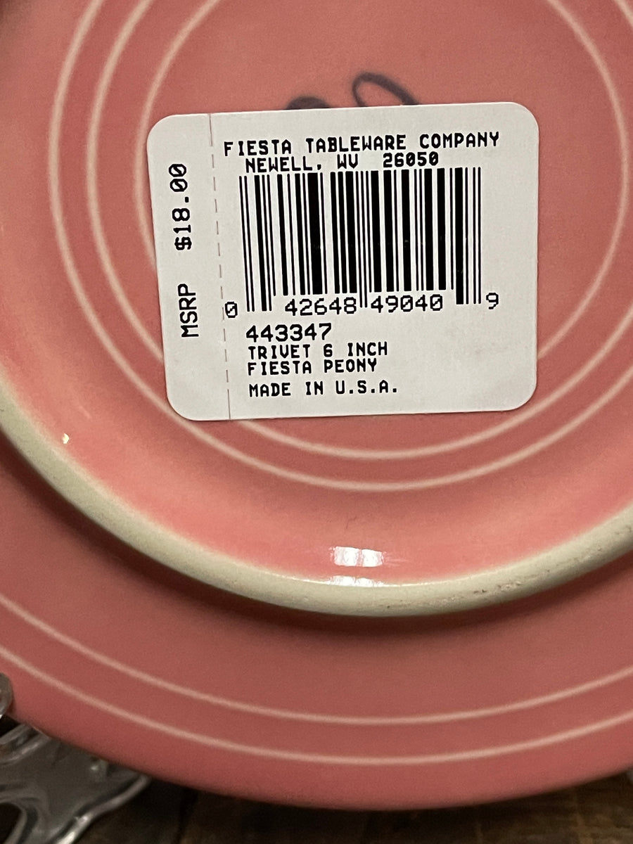 Fiesta Homer Laughlin Dancing Lady Hot Plate Trivet Peony – Keeping It ...