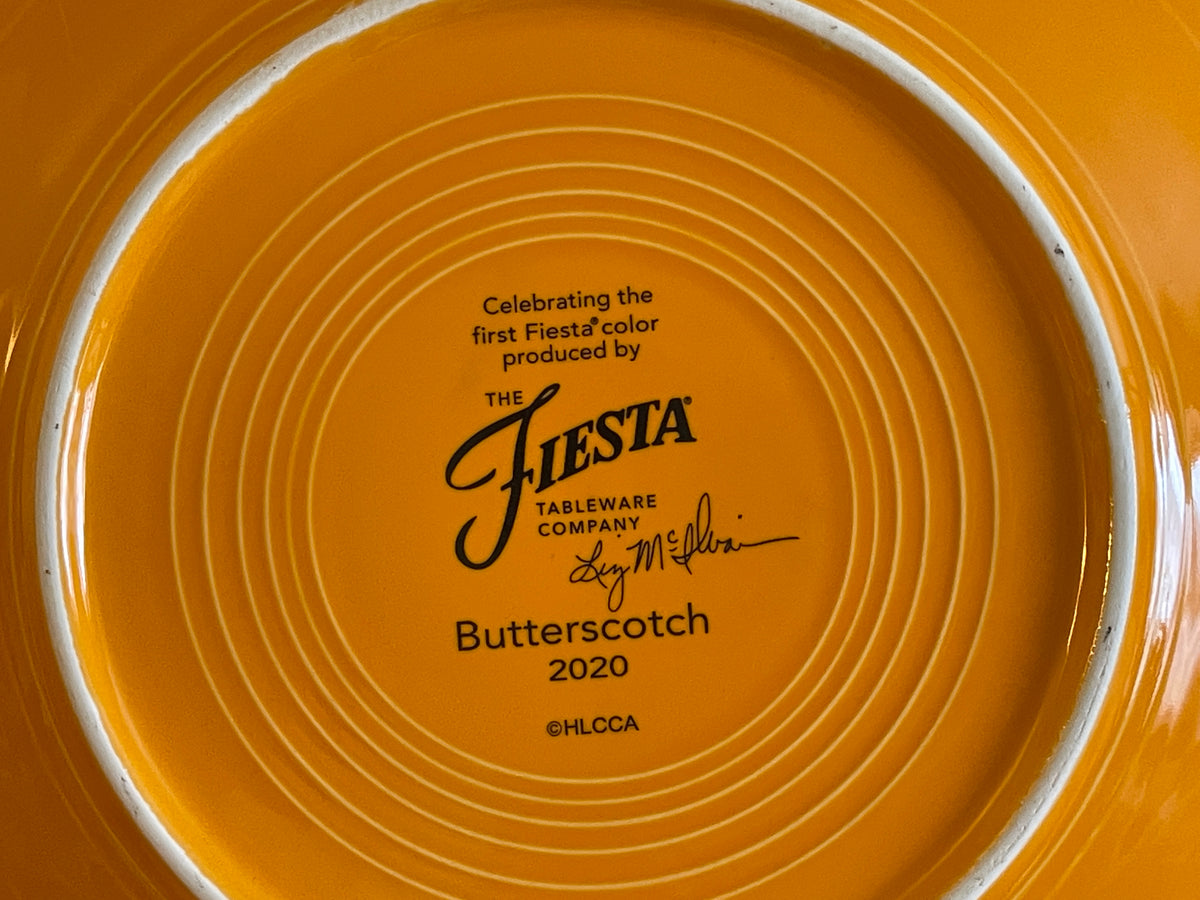 Fiesta Dancing Lady Commemorative Plate in Butterscotch | Fiestaware H ...