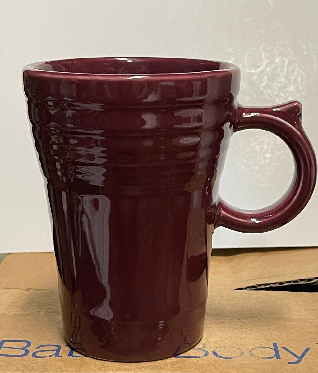 Fiesta Claret Latte Mug Discontinued Color & Shape – Keeping It Real ...