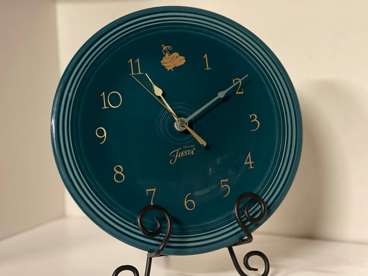 Fiesta Fiestaware Juniper Dancing Lady Clock – Keeping It Real collectables
