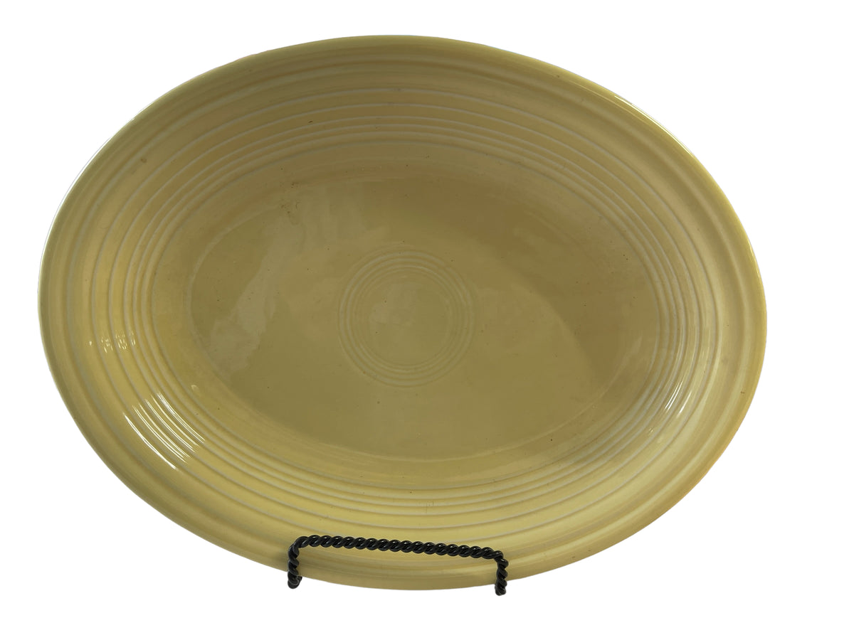 Fiesta Medium Platter Pale Yellow – Keeping It Real collectables