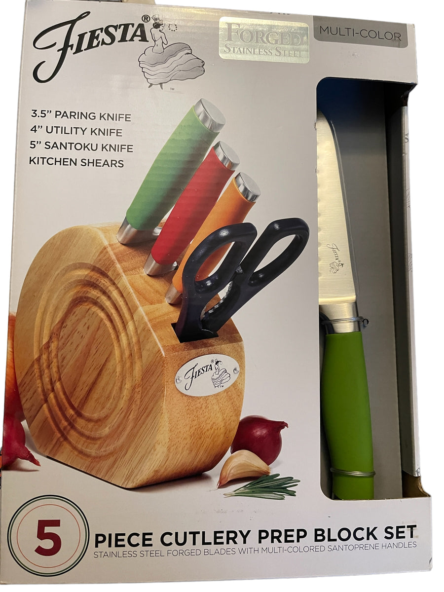 5 pc. Cutlery Prep Block Set – Keeping It Real collectables