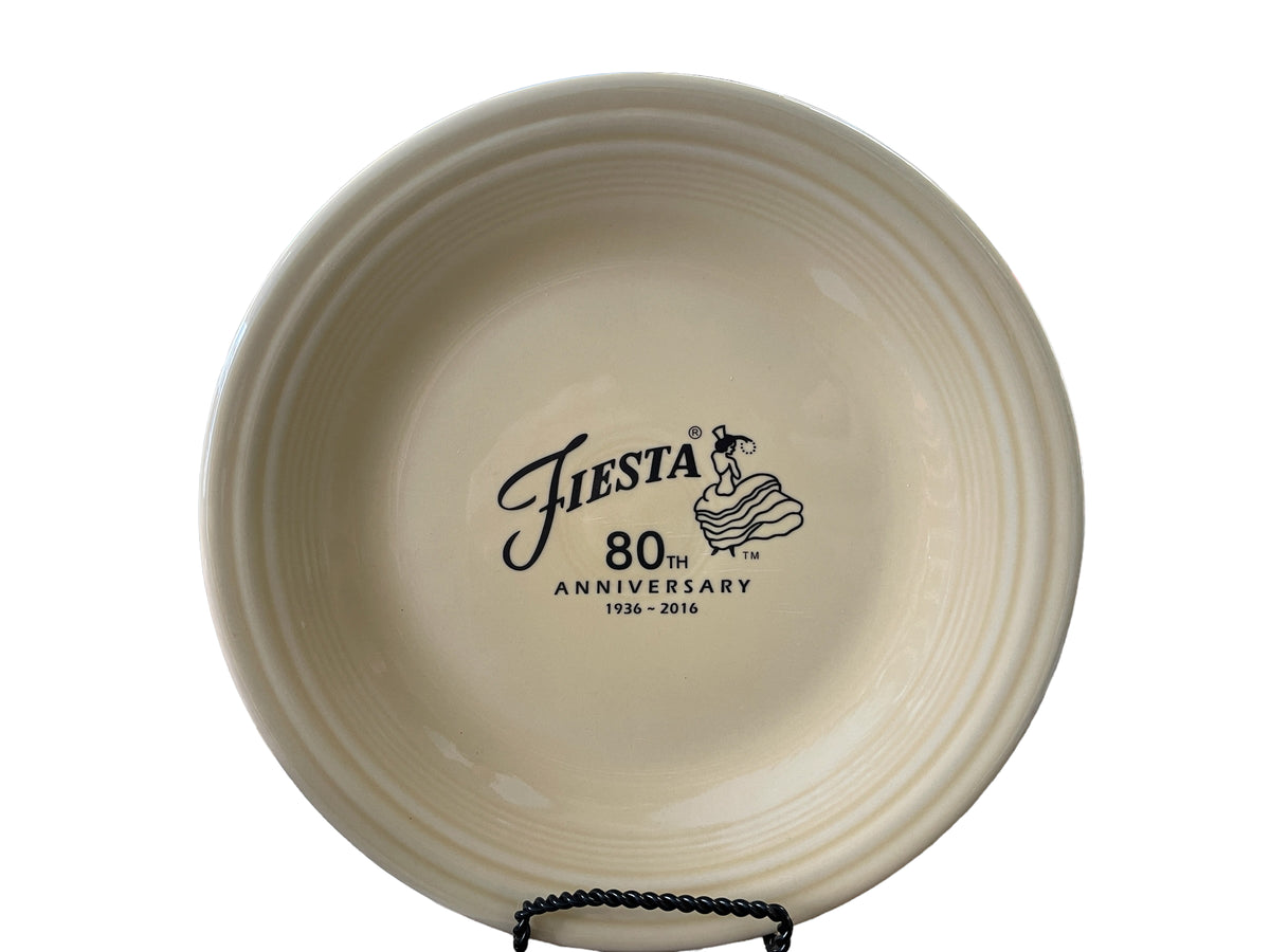 Fiesta IVORY 80th Anniversary Commemorative Plate – Keeping It Real ...