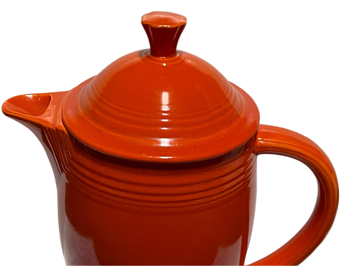 Vintage Fiesta Red Coffee Server Pot – Keeping It Real collectables